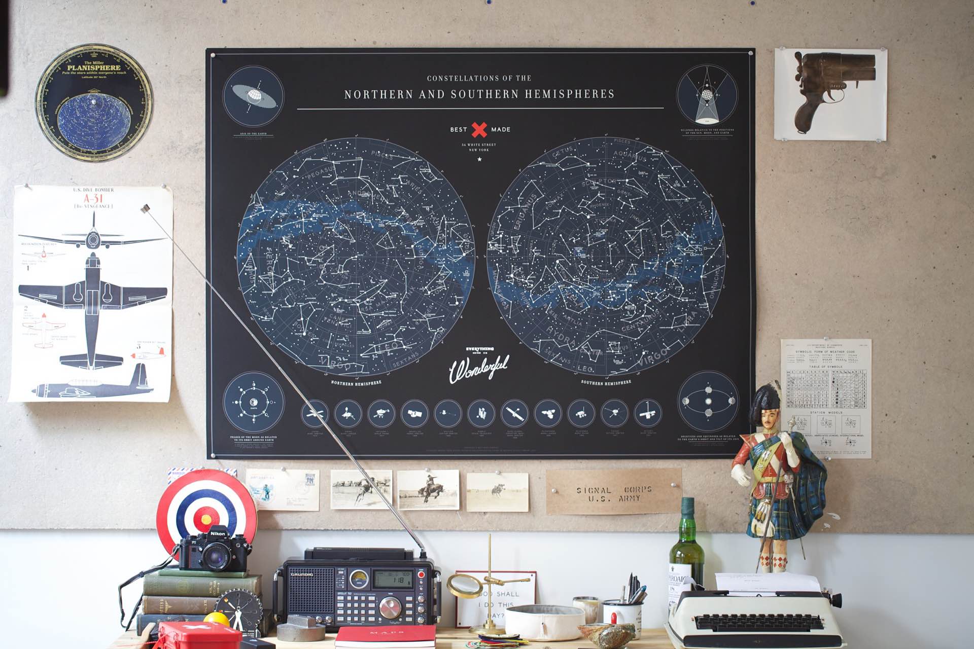 Best Made Co. Map of the Constellations — Tools and Toys